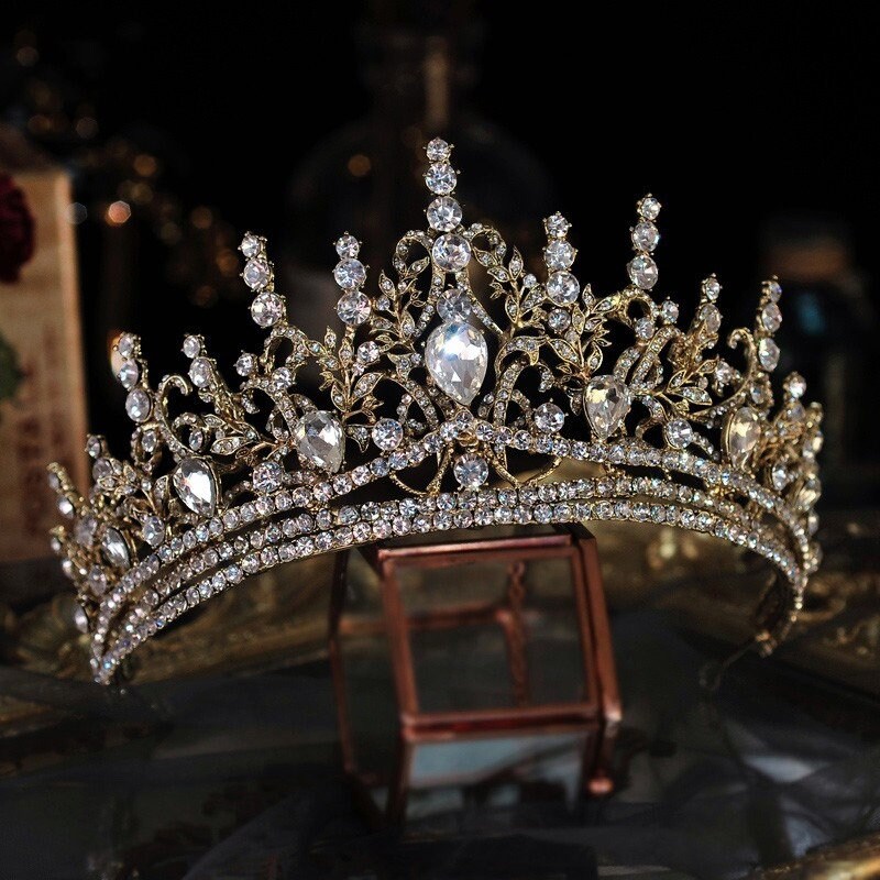 Luxury Crystal Bridal Silver Tiara Jewelry Wedding Cubic - Etsy