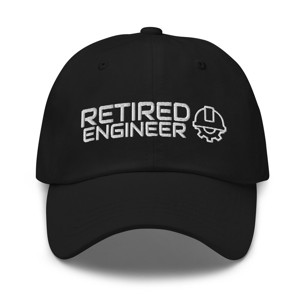 Retired Engineer Gift, Retirement Gift, Engineering Hat, Gift for ...