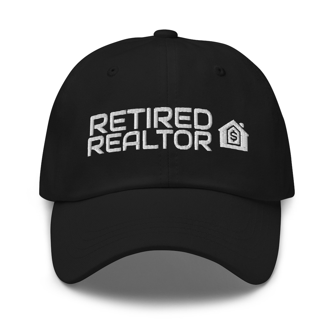 Retired Realtor Hat, Retirement Gift, Realtor Gift, Real Estate Agent ...