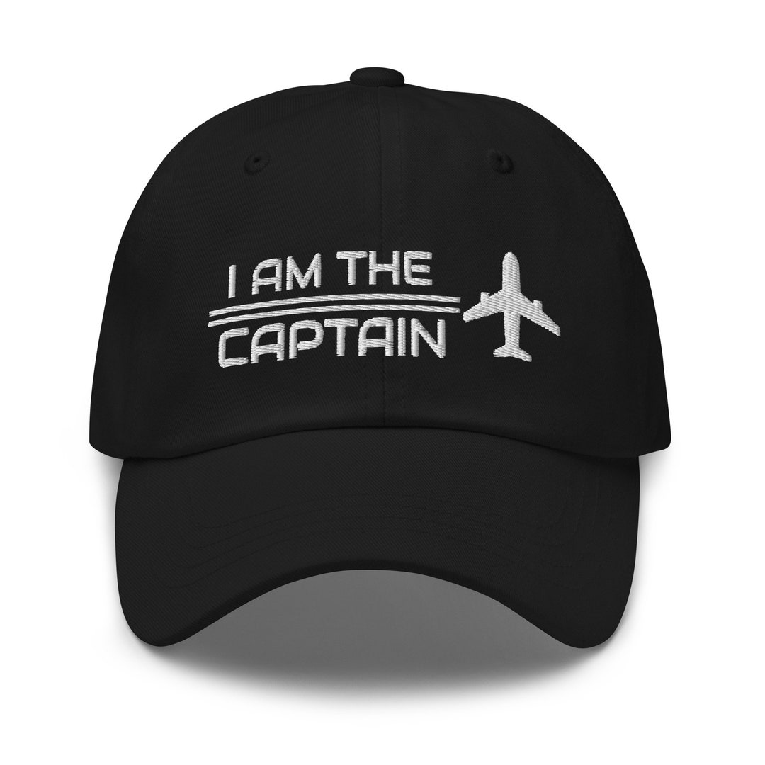I Am the Captain Hat, Captain Hat, Captain Gift, Airplane Pilot, Gift ...