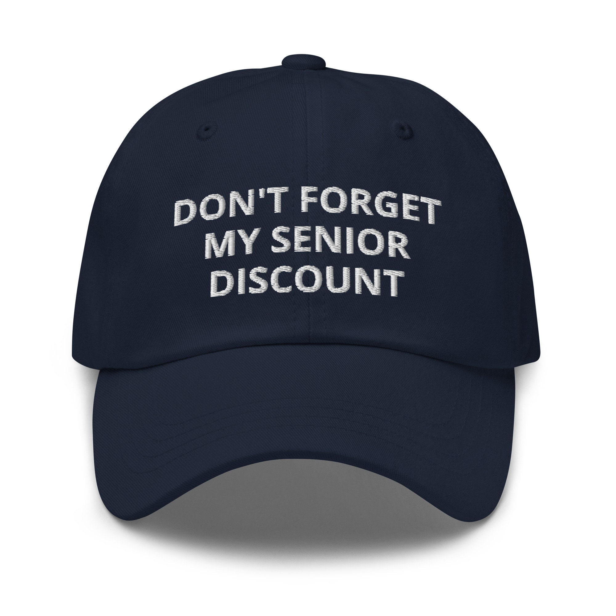 Don't Forget My Senior Discount Hat, Senior Gift, Senior Hat, Grandpa ...