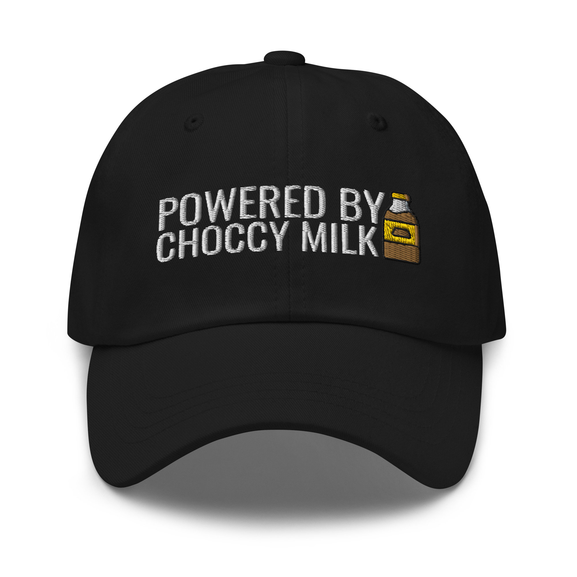 Powered by Choccy Milk, Chocolate Milk, Choco Milk , Embroidered Hat ...