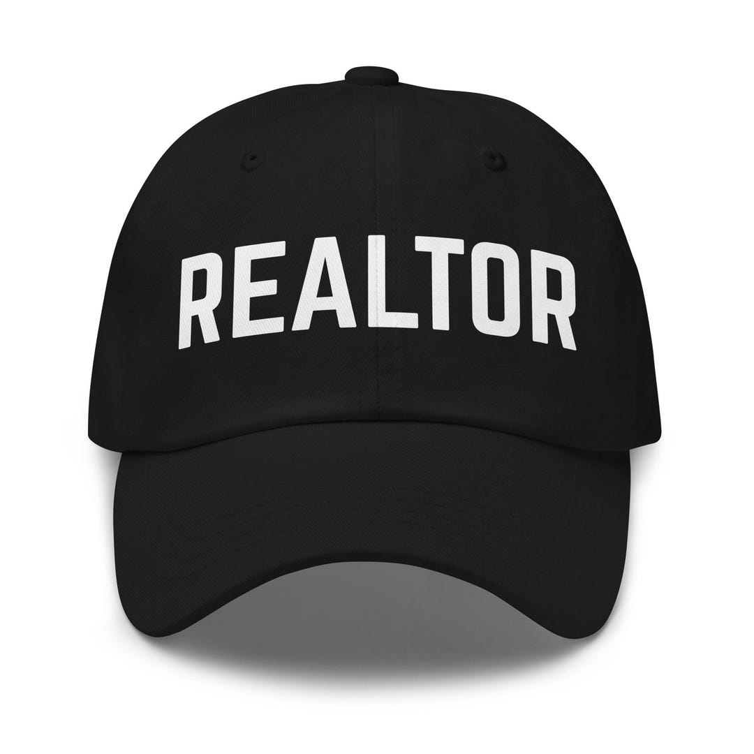 Realtor Hat – Classic Realtor Dad Hat, Adjustable Real Estate Agent Cap ...