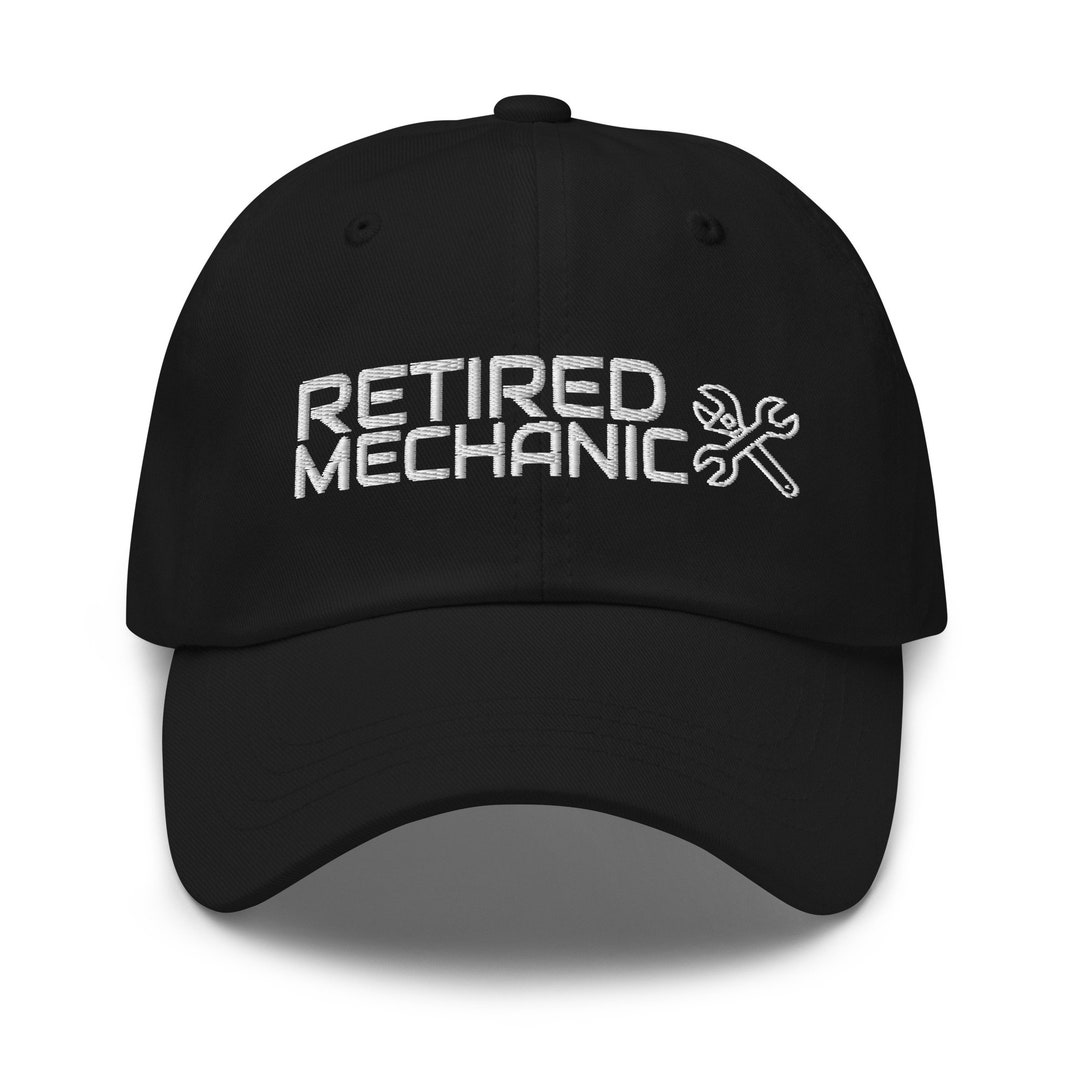 Retired Mechanic Hat, Retirement Gift, Mechanic Retirement, Car ...