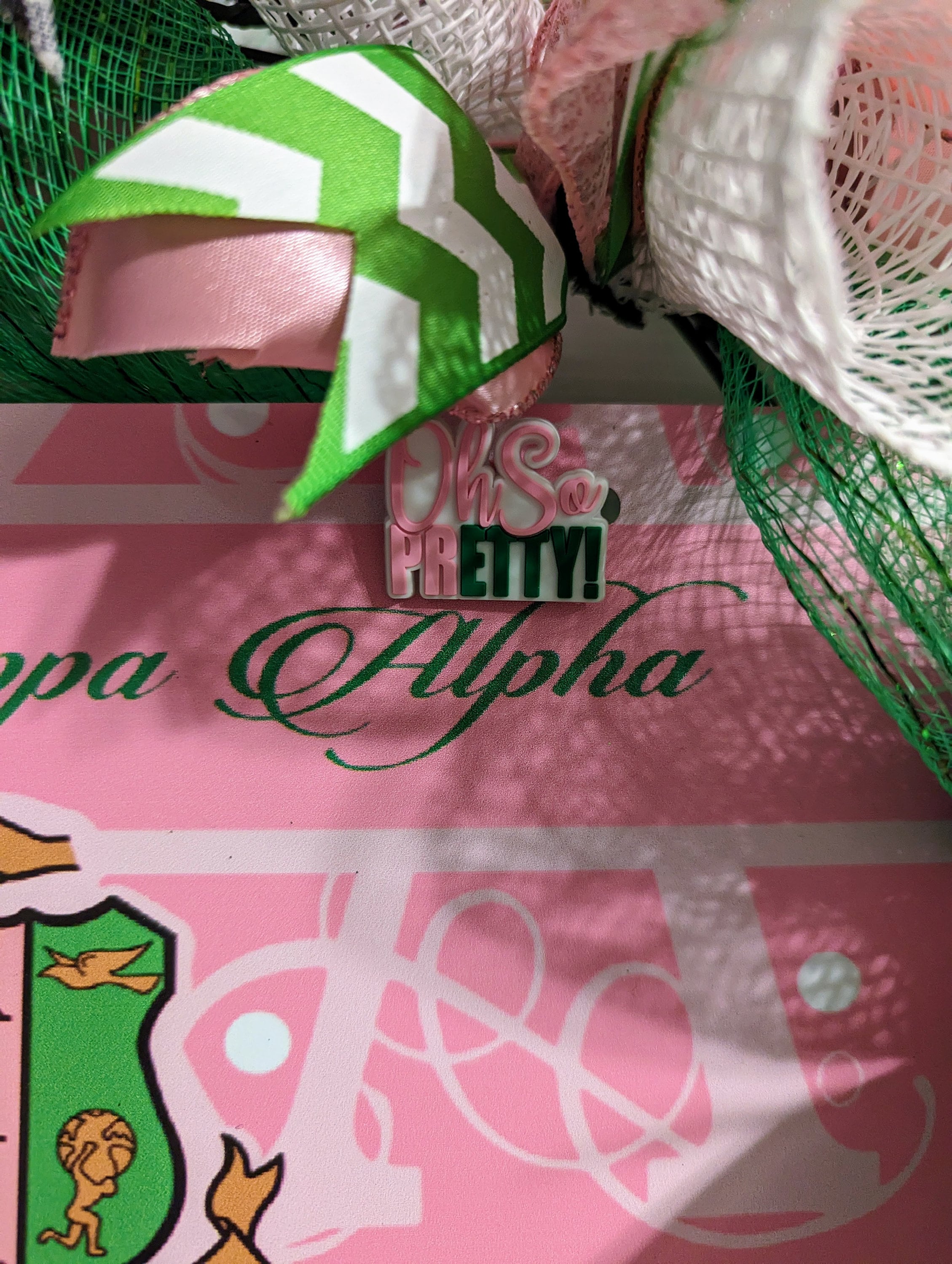 AKA Swag Wreath - Etsy