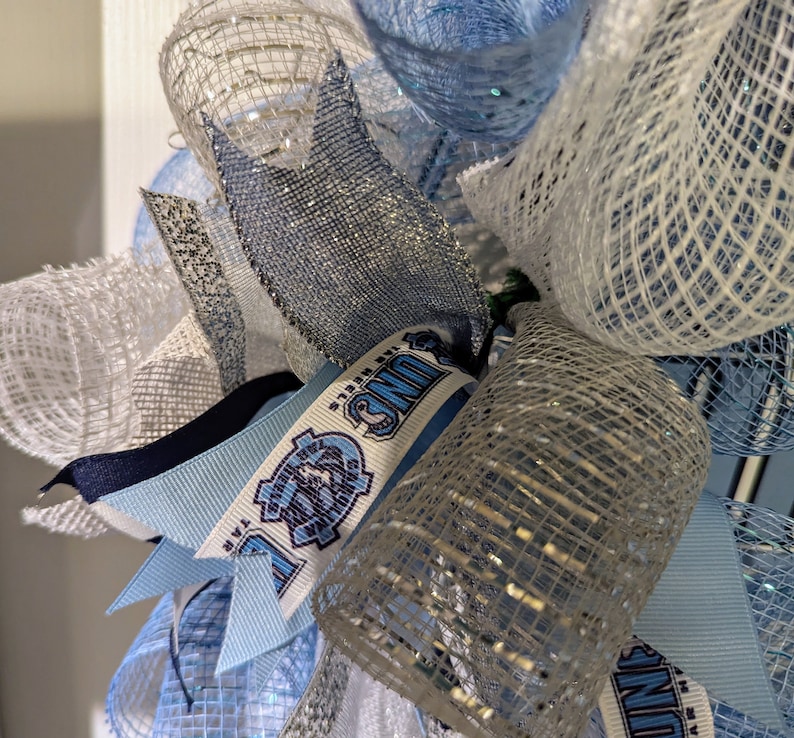 Go Heels! UNC Fan Wreath - Etsy
