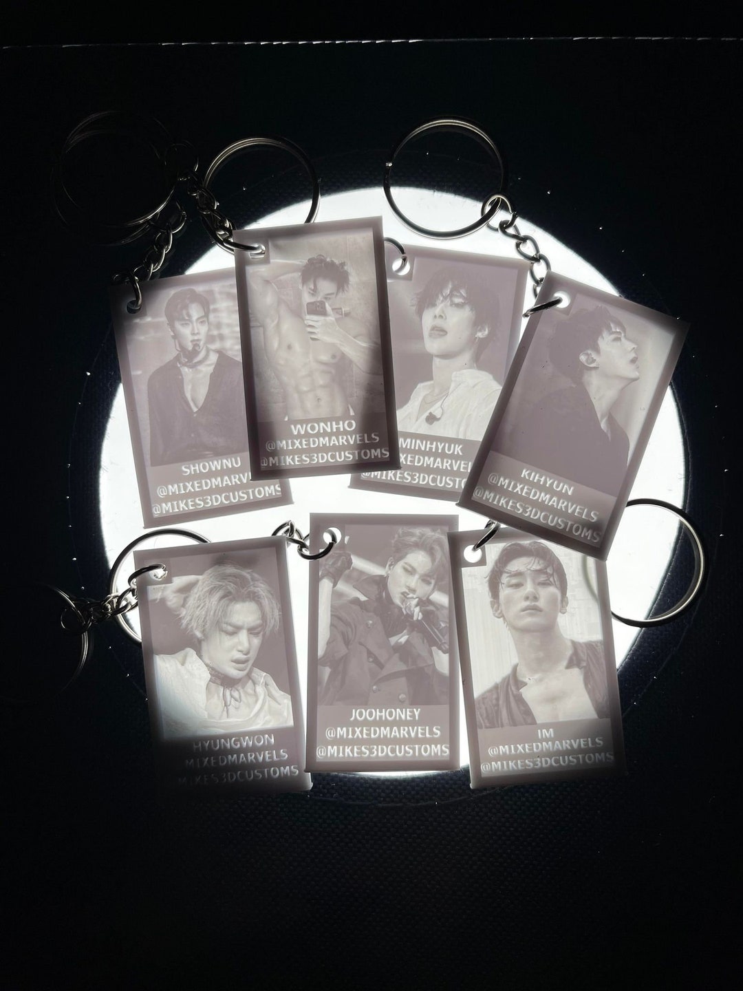 Monsta X Lithophane Keychains - Etsy