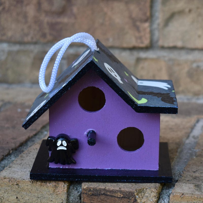 Halloween Birdhouse - Etsy