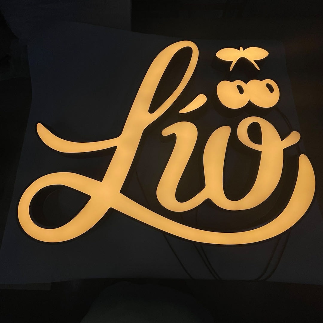 Custom Led Logo Sign,channel Letter Sign,custom Business Sign,3d Led ...