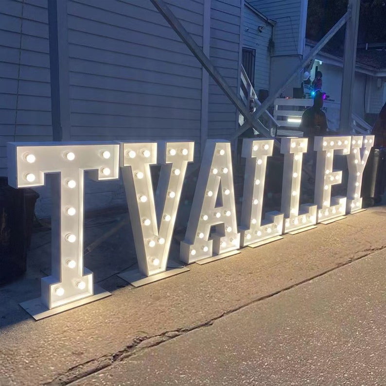 Led Marquee Letters Light, 2tf/3ft/4ft Large Letters, Marquee Name ...