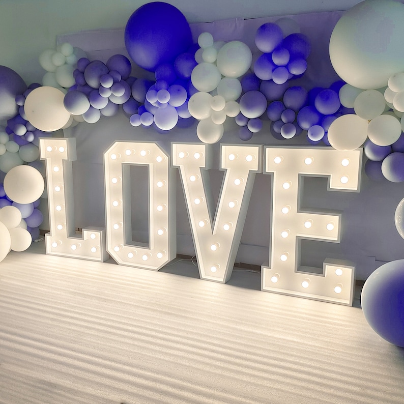 LOVE LED Marquee Letters,wedding Decor,personalized Wedding Gifts ...