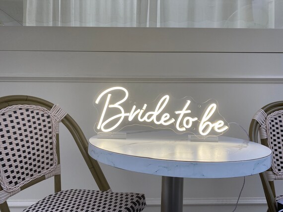 Bride to Be Neon Sign Bride to Be Sign Events Decor Hanging - Etsy