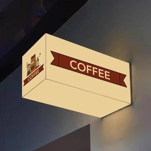 Led Light Box Signboard,shop Signage,rectangle Street Led Light Sign ...