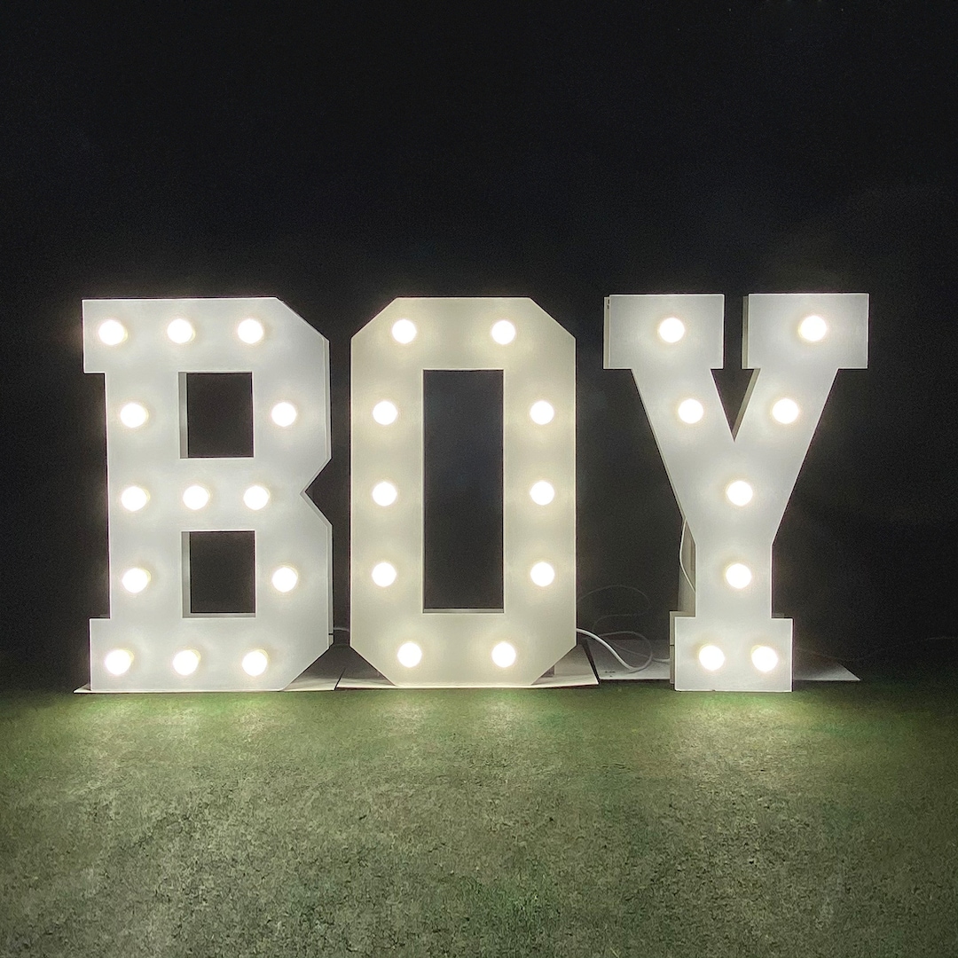 Marquee Letters Lights,boy&girl 3ft/4ft Light up Letters,marquee Great ...