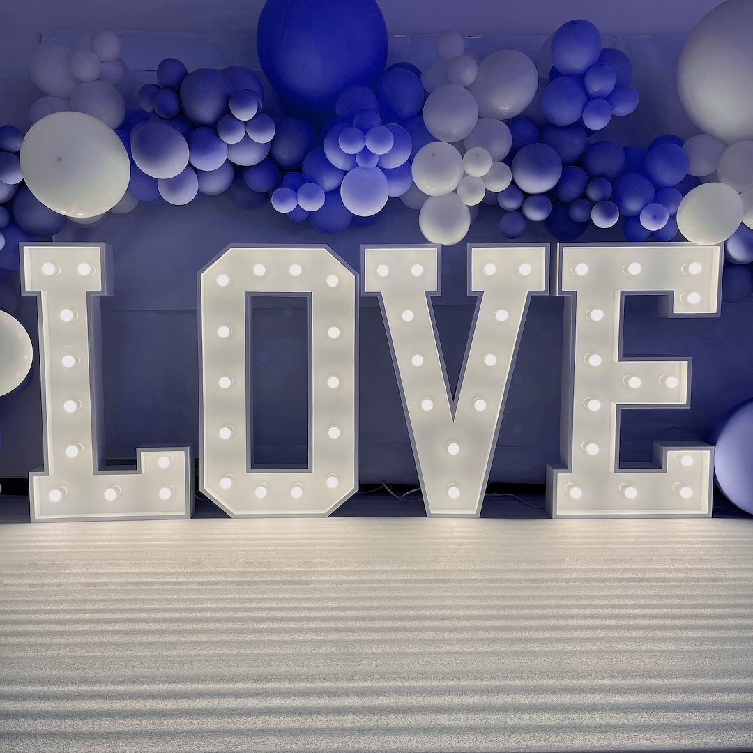 LOVE LED Marquee Letters,wedding Decor,personalized Wedding Gifts ...