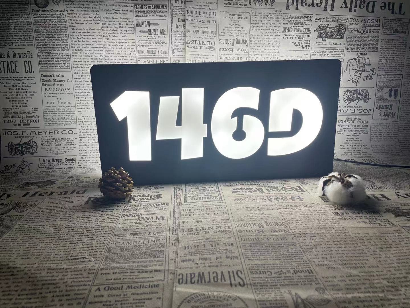 3D House Number Modern Sign Custom Led House Address Sign - Etsy