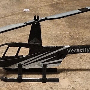 Unique "robinson R44" Snap-fit 3D Printed Helicopter Model Kit - No ...