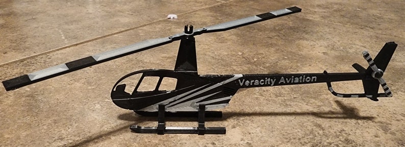 Unique "robinson R44" Snap-fit 3D Printed Helicopter Model Kit - No ...