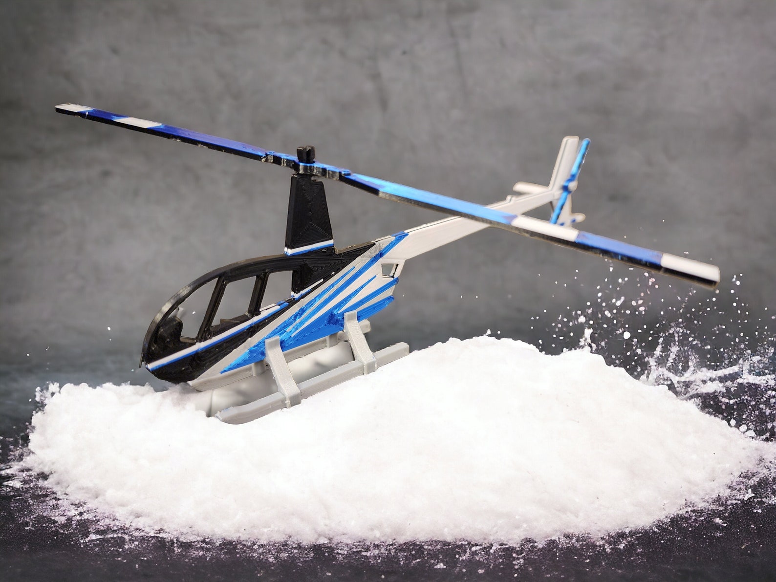 Unique "robinson R44" Snap-fit 3D Printed Helicopter Model Kit - No ...