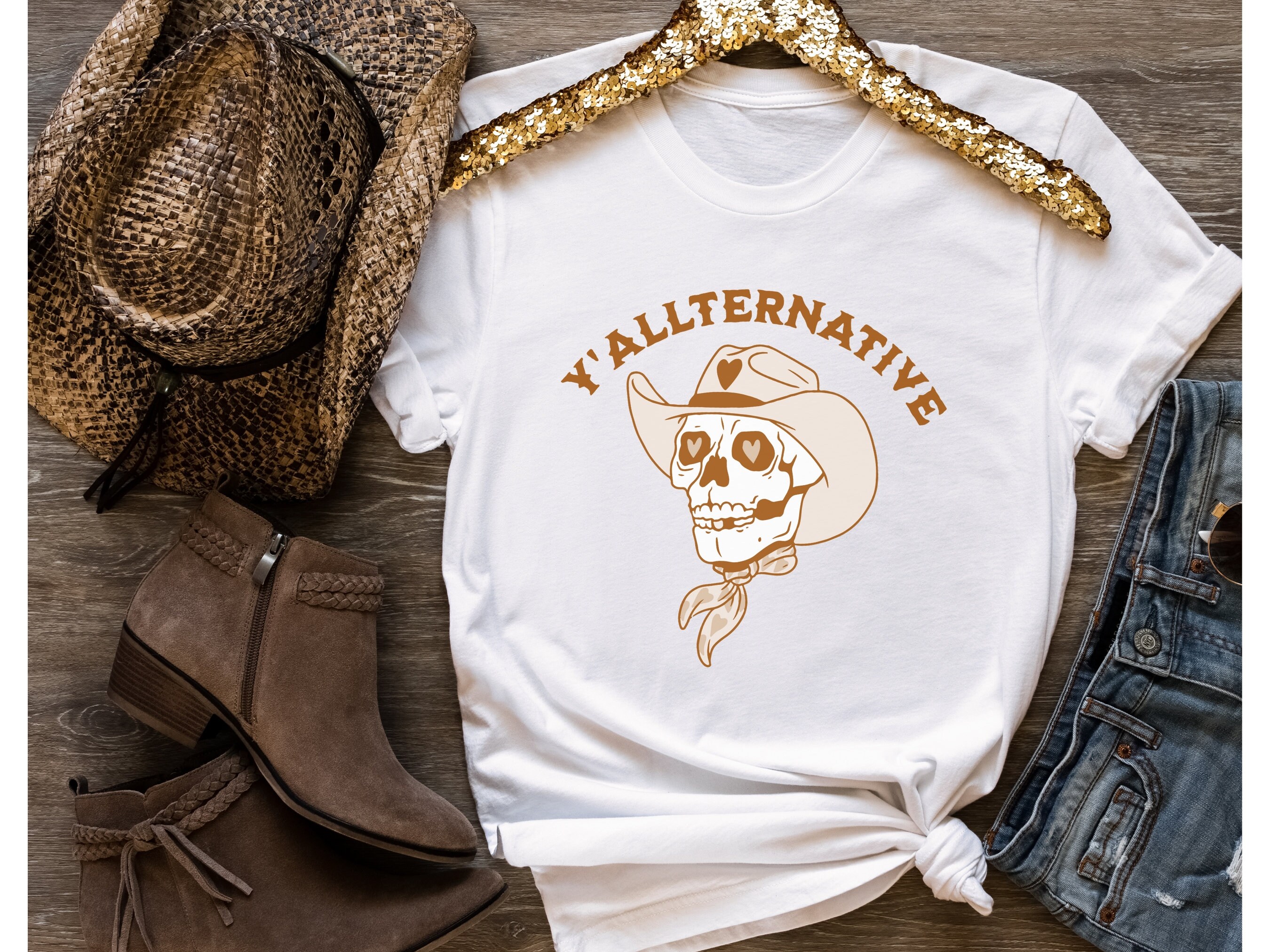 Yallternative Shirt, Yallternative Tshirt, Emo Country Shirt, Gothic ...
