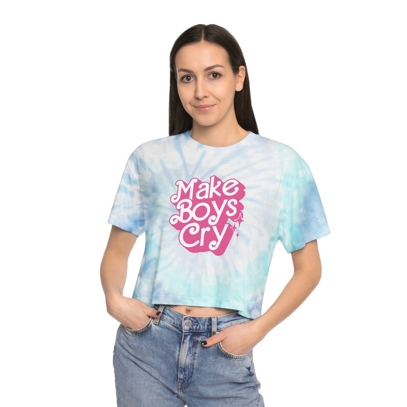 Make Boys Cry Tie Dye Shirt, Y2K Tie Dye Shirt, Funny Feminist T Shirt ...