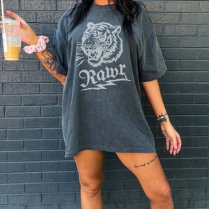 Easy Tiger Graphic Tee Shirt, Trendy Aesthetic Comfort Colors Graphic ...