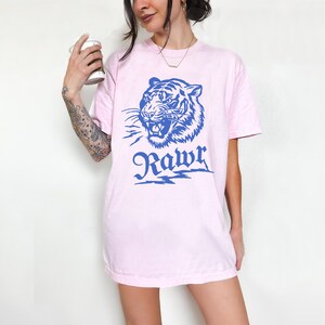 Easy Tiger Graphic Tee Shirt, Trendy Aesthetic Comfort Colors Graphic ...