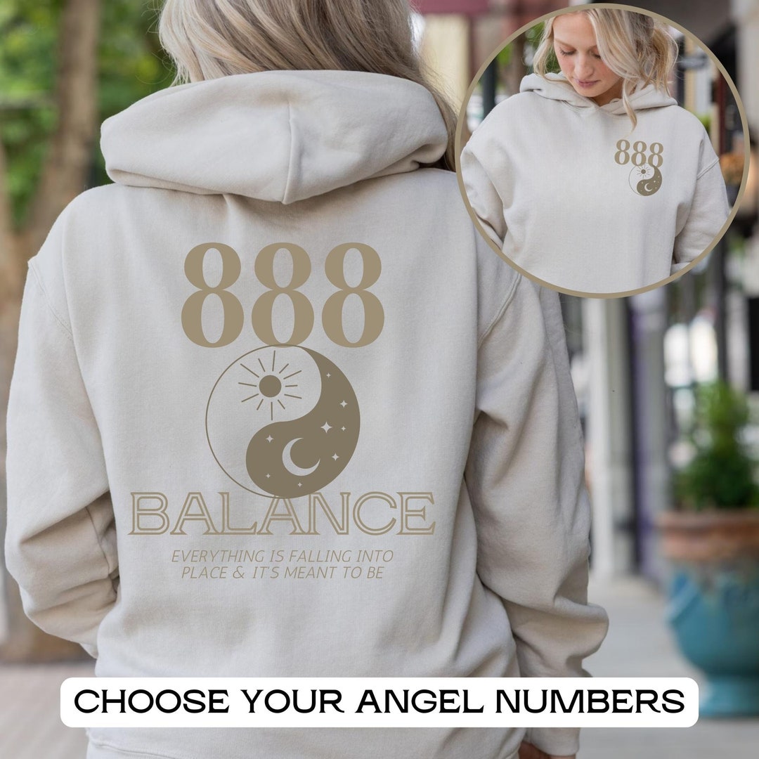 Angel Number Hoodie, Angel Numbers Shirt, Angel Numbers Gift, Celestial ...