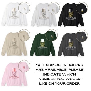 Angel Number Hoodie, Angel Numbers Shirt, Angel Numbers Gift, Celestial ...