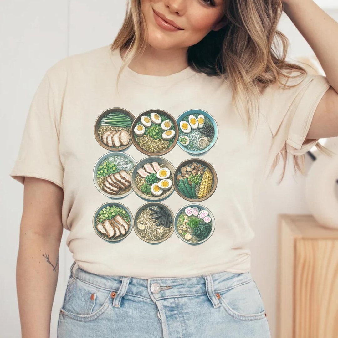 Ramen Bowls Shirt, Ramen Bowl Shirt, Ramen Tshirt, Ramen Spoon, Ramen ...