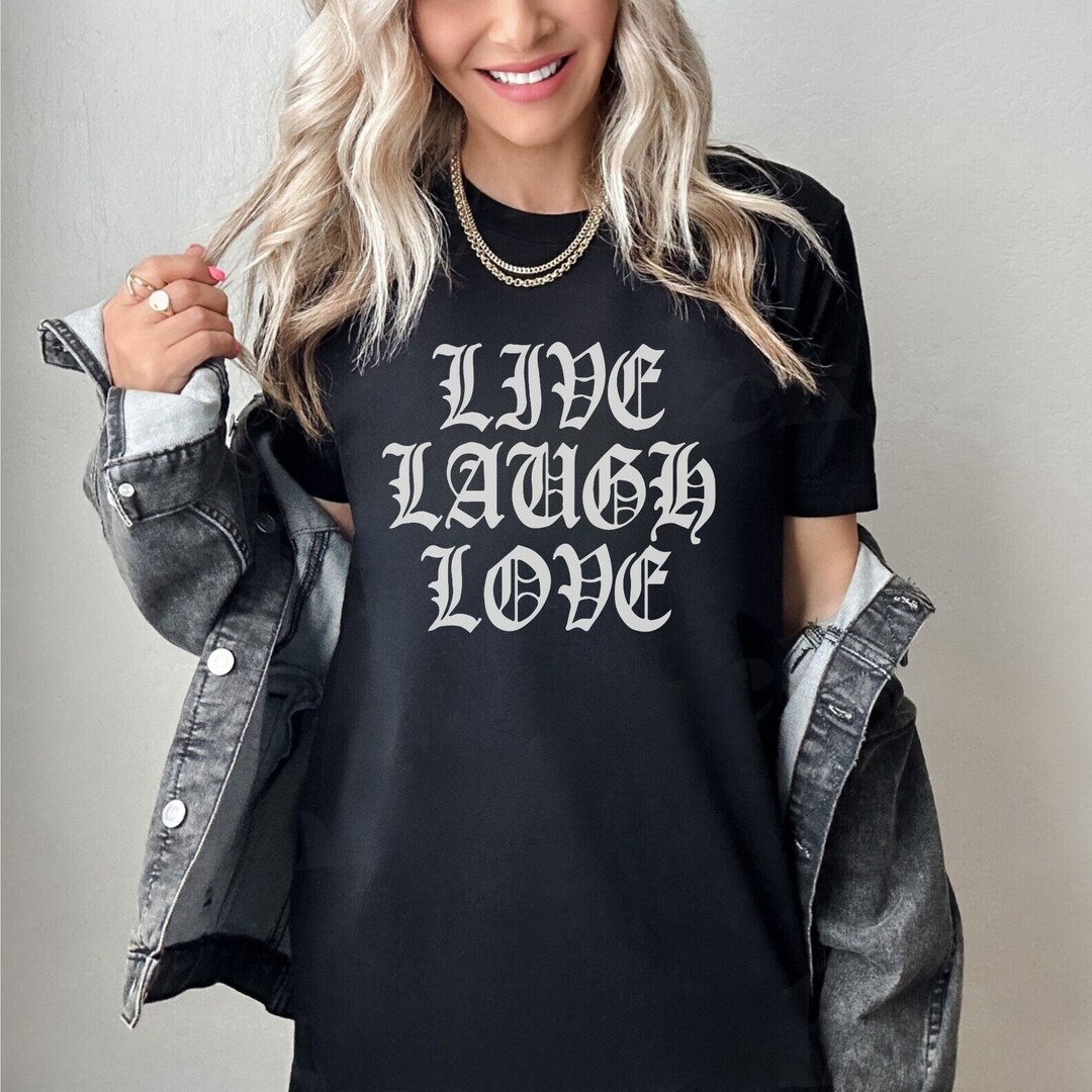 Funny Live Laugh Love Shirt, Heavy Metal Live Laugh Love, Funny Heavy ...