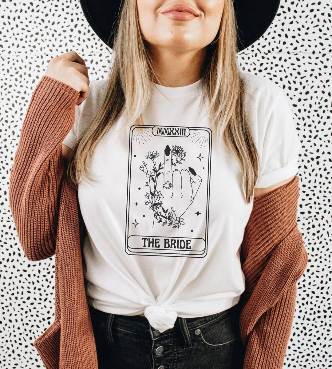 Witchy Bride Bride's Coven Bachelorette Shirt Tarot - Etsy