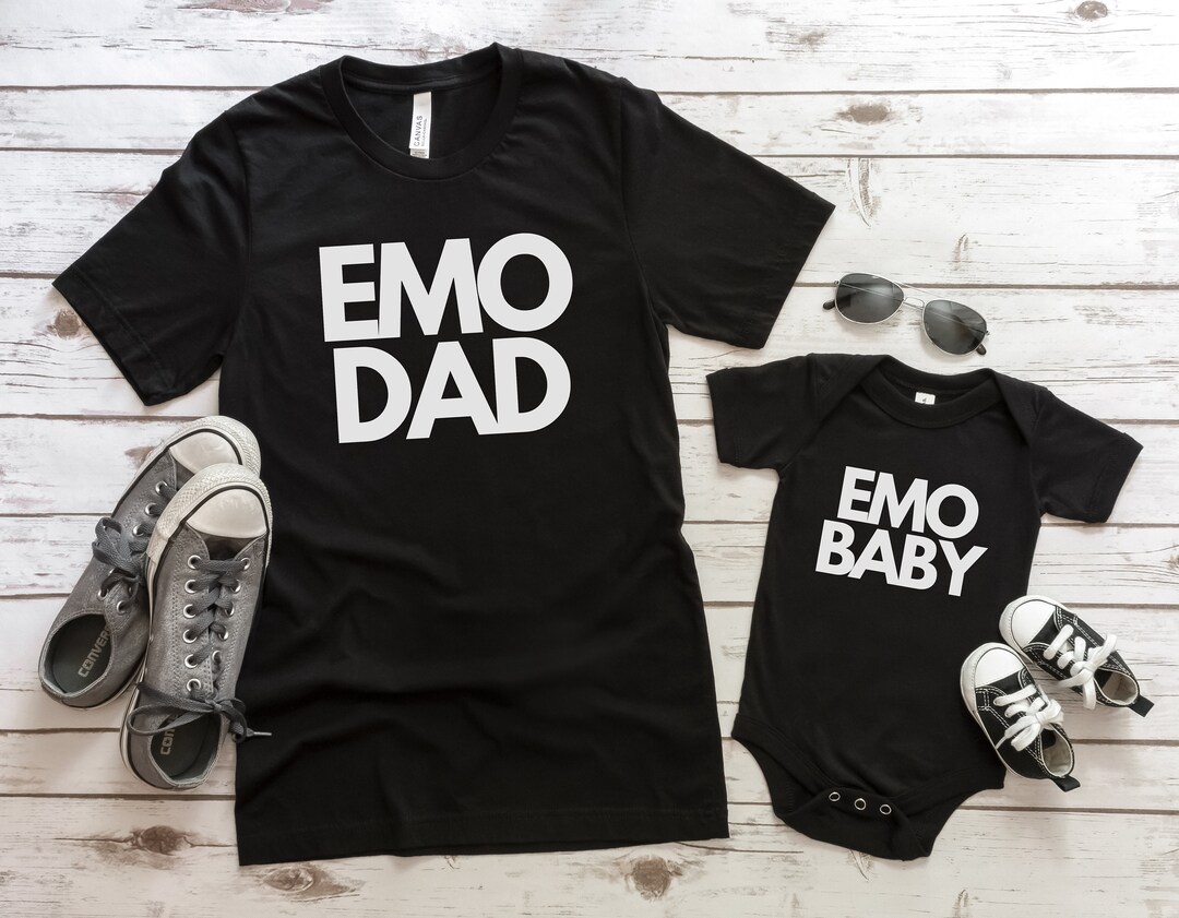 Emo Dad Shirt, Emo Baby Shirt, Emo Family, Fathers Day Gift From Wife ...