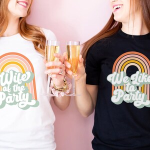 Retro Bachelorette Party Shirt Set, Groovy Bridal Party Shirt, Retro ...