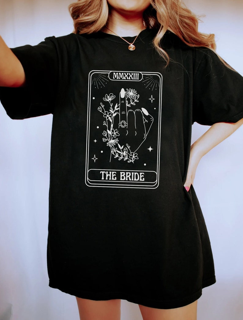 Witchy Bride Bride's Coven Bachelorette Shirt Tarot - Etsy