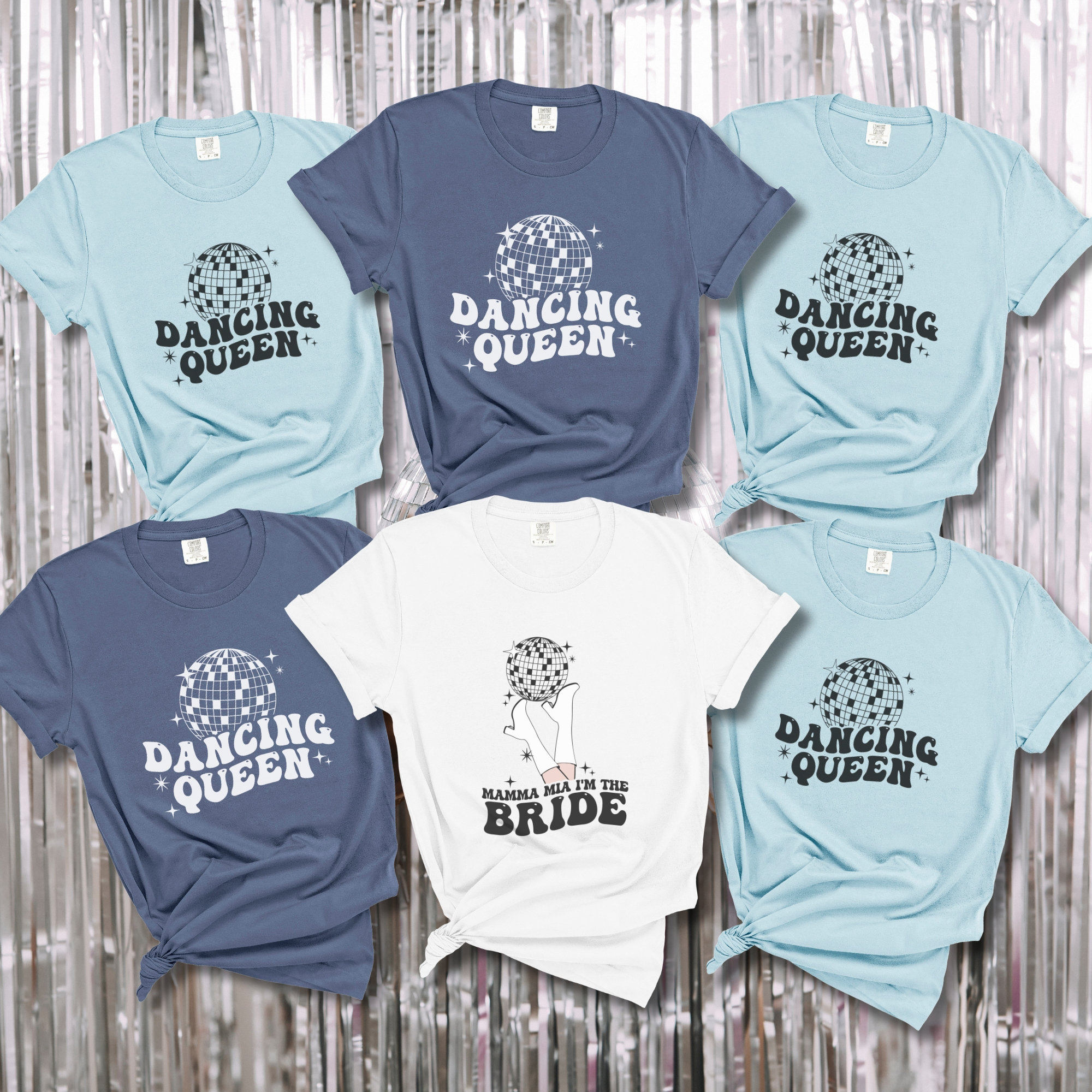 Mamma Mia Bachelorette Comfort Colors Shirt, Dancing Queen Bachelorette ...