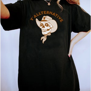 Yallternative Shirt, Yallternative Tshirt, Emo Country Shirt, Gothic ...