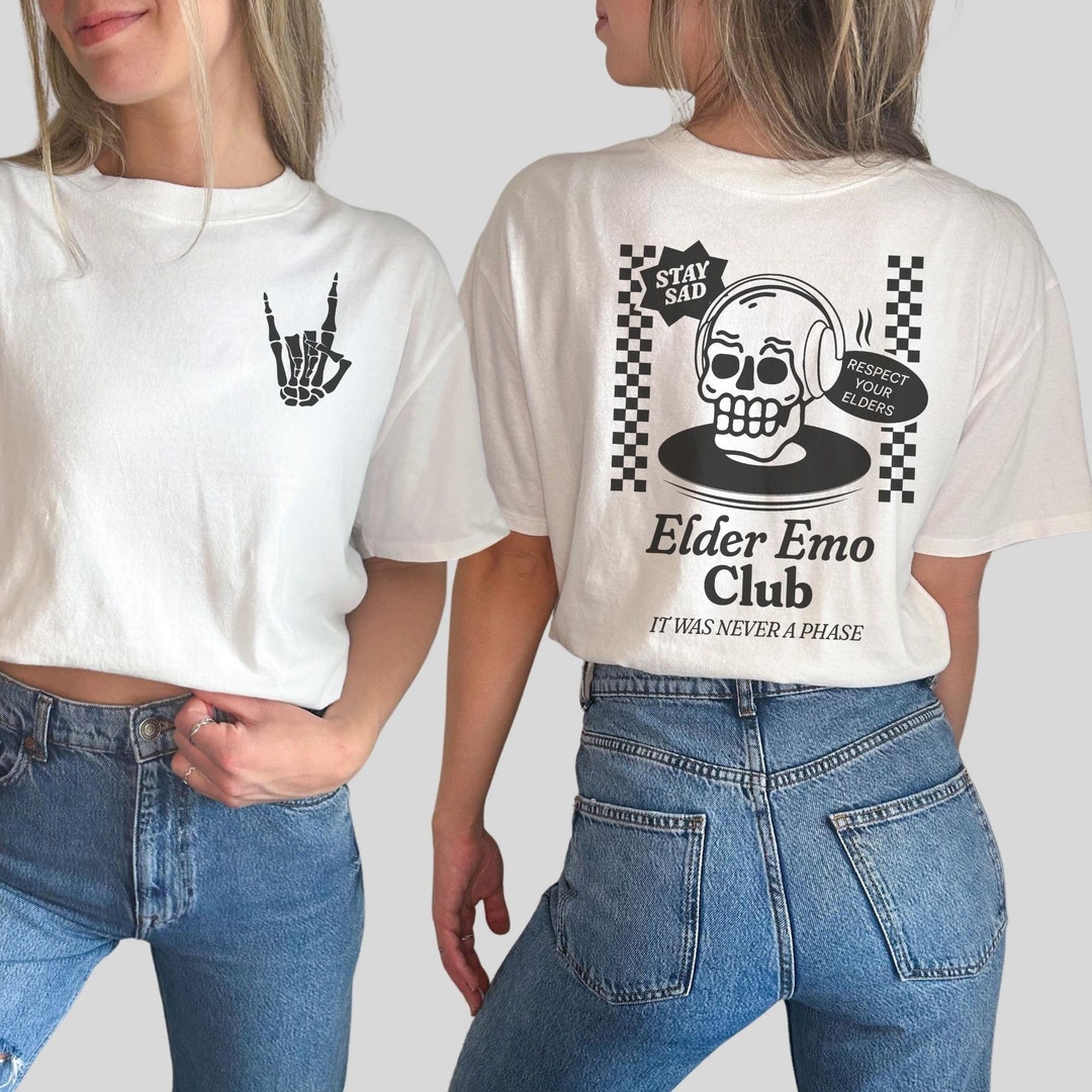 Elder Emo Shirt, Emo Concert Outfit, Emo Gift, Emo Tees, Emo T-shirt ...