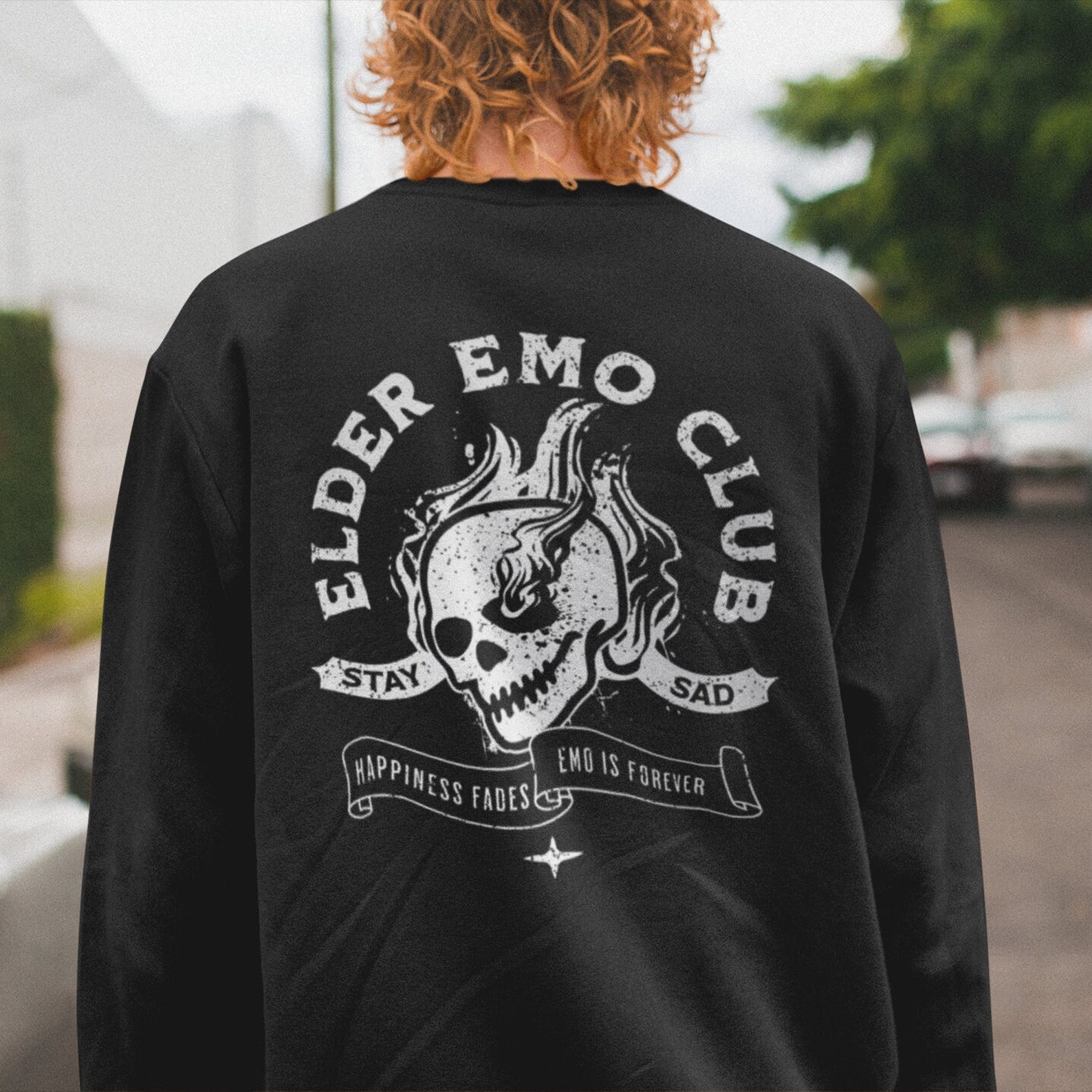 Elder Emo Sweatshirt, Emo Concert Shirt, Emo Forever, Elder Emo ...