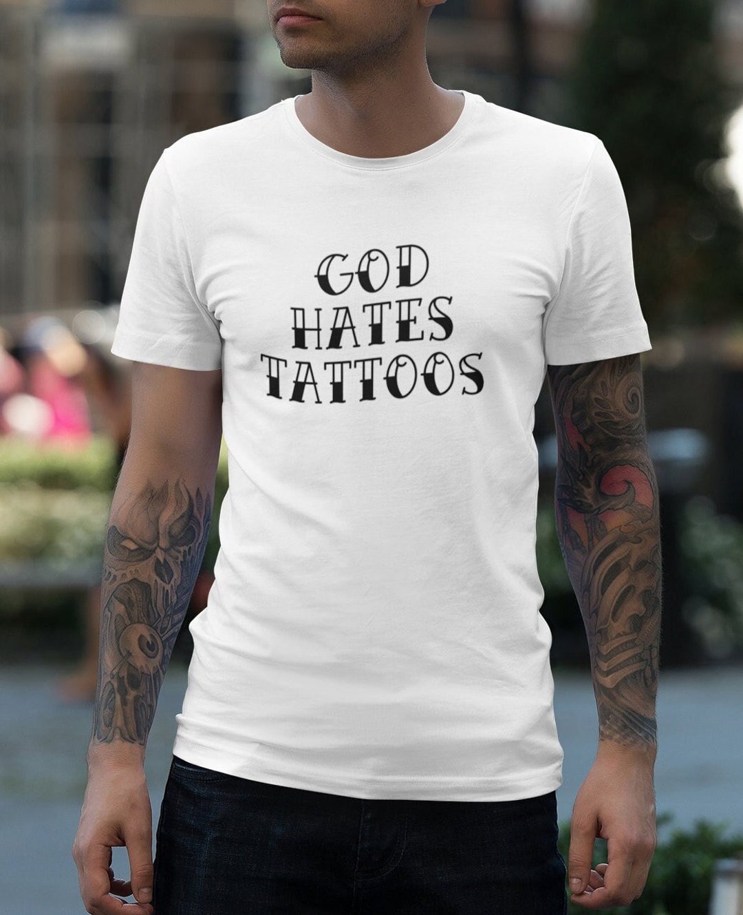 God Hates Tattoos Shirt, Tattoo Lover Shirt, Punk Shirt, Tattoo Artist ...