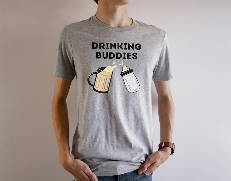 Shirt Set for Dads From Kids, Drinking Buddies Father Son Shirt, Gift ...