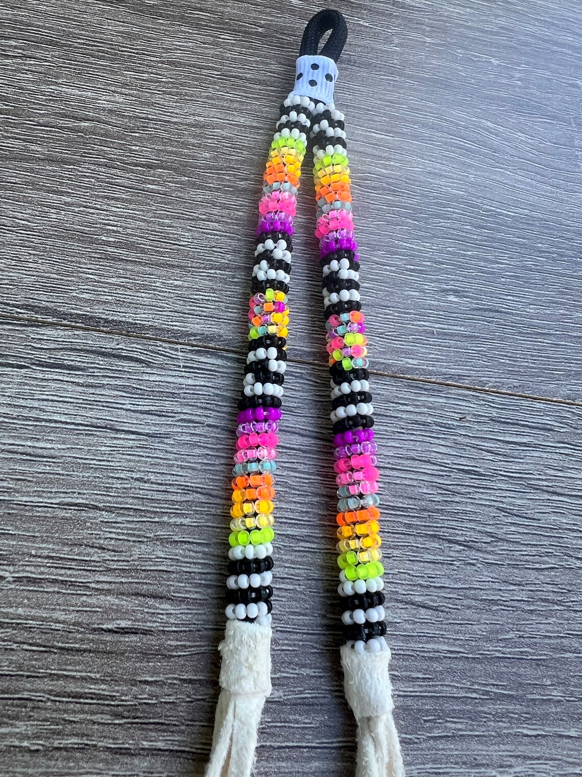 Beaded Keychain - Etsy