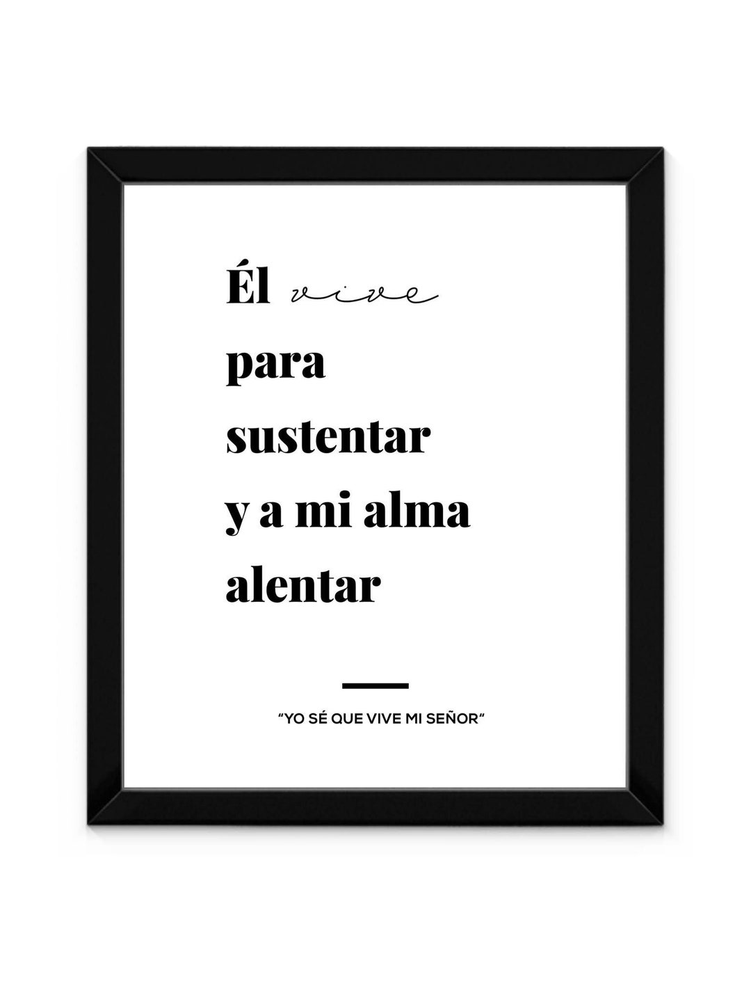 El Vive, Christian Wall Art Spa, LDS Español, - Etsy