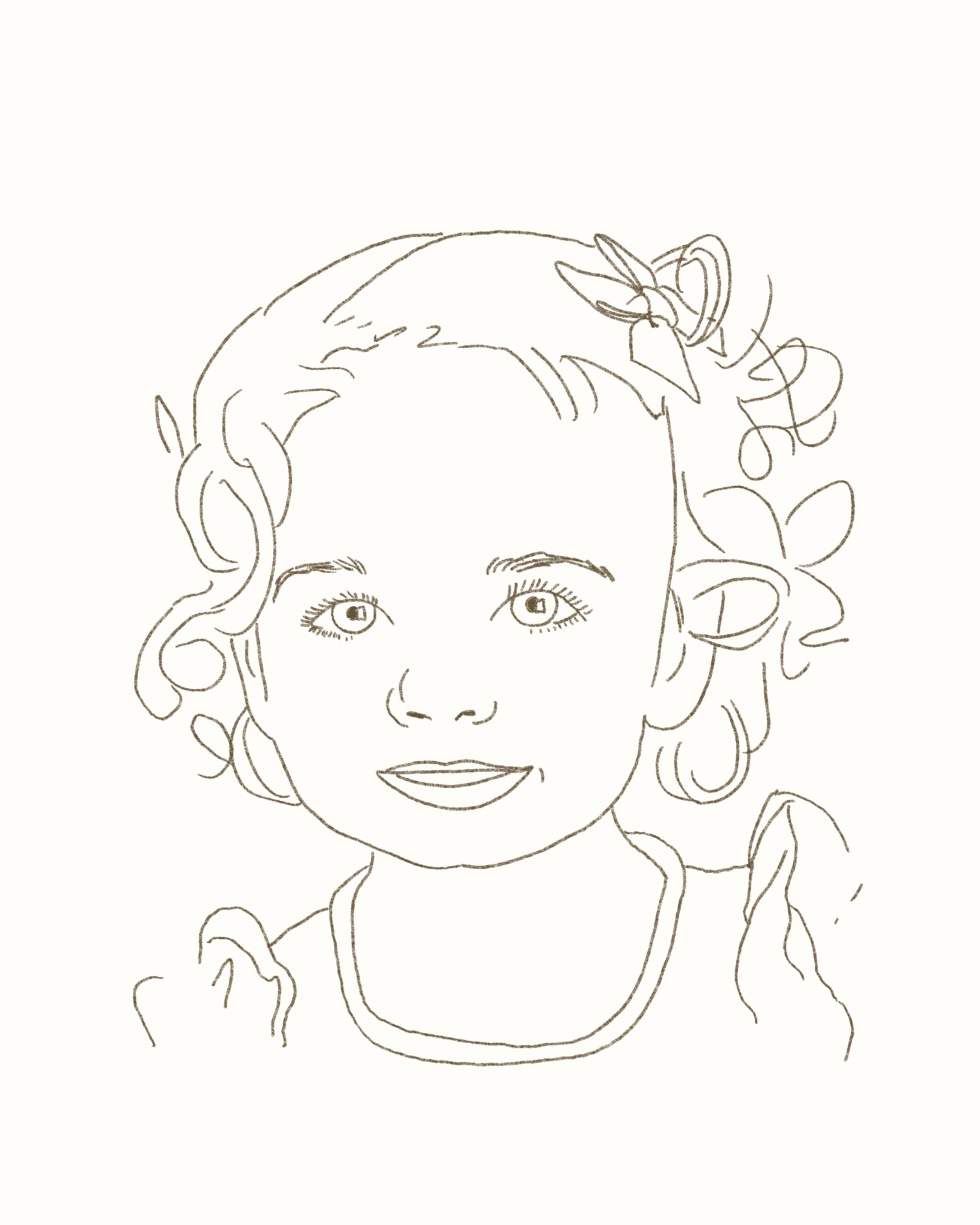 Custom Line Art Portrait - Etsy