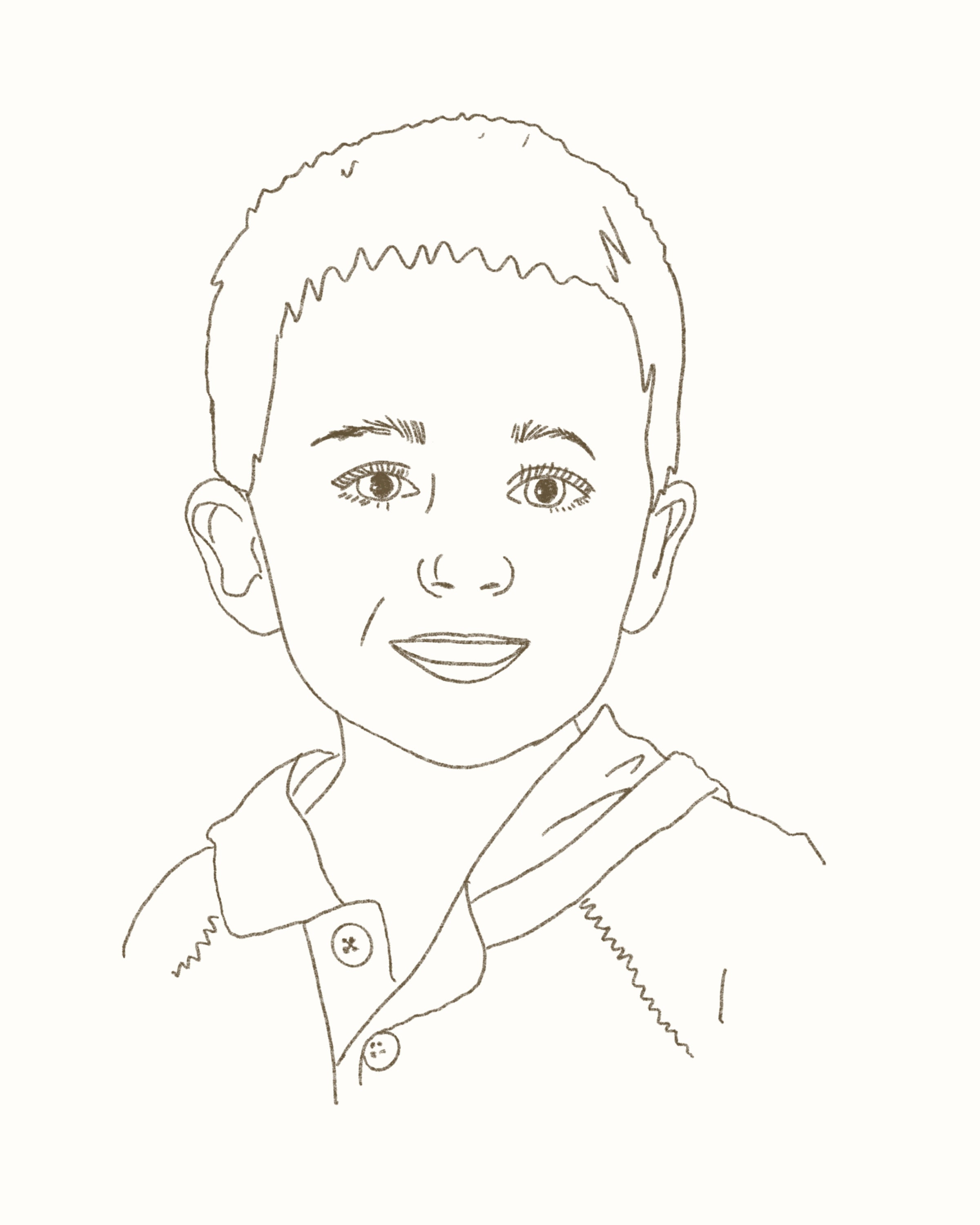 Custom Line Art Portrait - Etsy