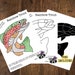 Rainbow Trout Digital Stained Glass Pattern Includes Printable Pages ...