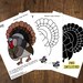 Turkey Digital Stained Glass Pattern - Includes Printable Pages and ...