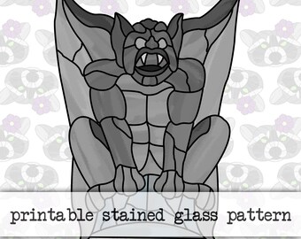 Printable Gargoyle - Etsy