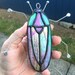 Beetle Digital Stained Glass Pattern - Includes Printable Pages and ...