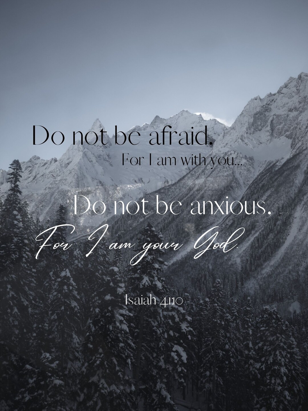 Do Not Be Afraid Poster JW Theocratic Encouraging 18x24 Wall - Etsy